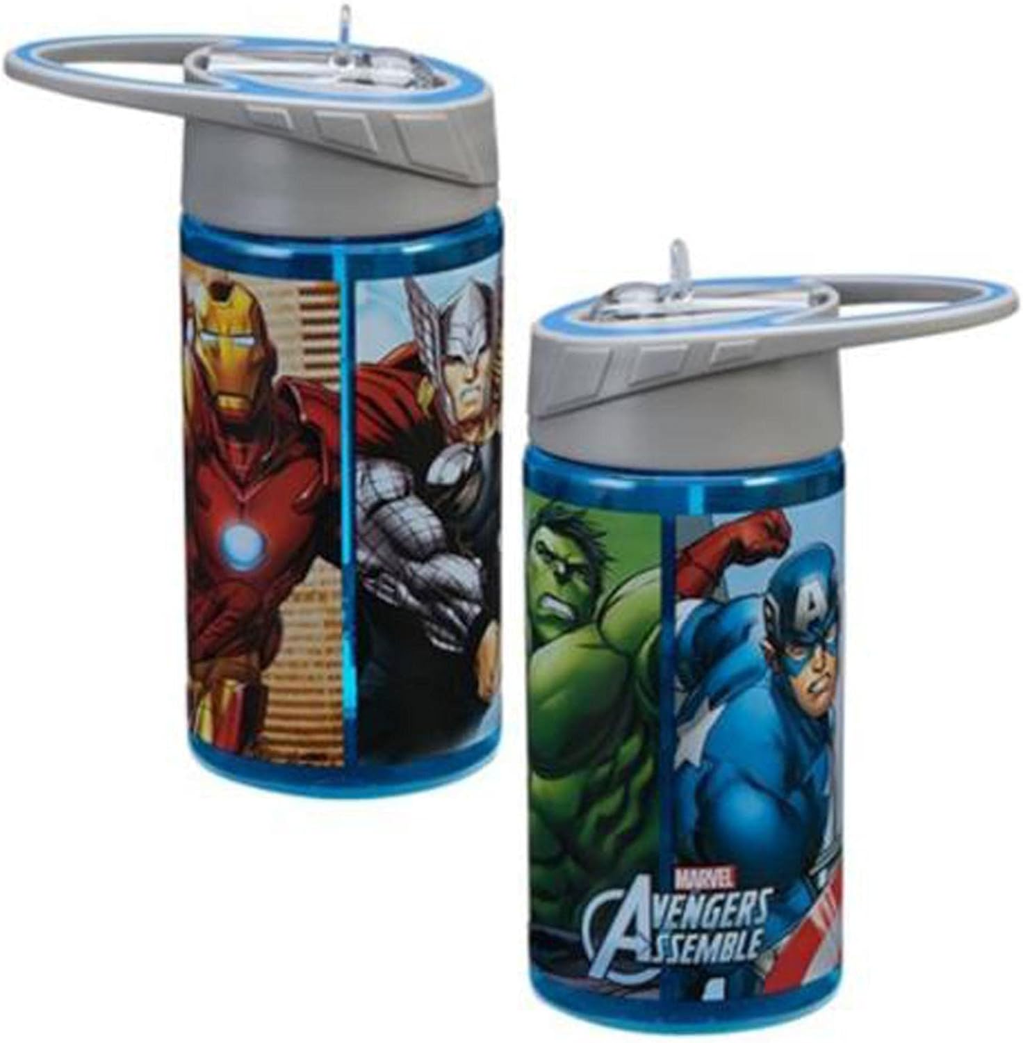 Amazon.com: Marvel Avengers Assemble 14 oz. Tritan Water Bottle - Pop ...