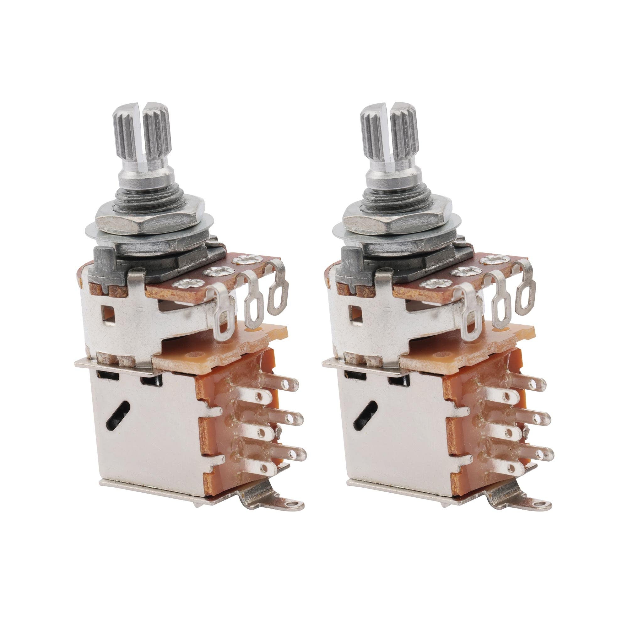 Musiclily Metric A250k Push Pull Guitar Pots Audio Taper Short Split ...