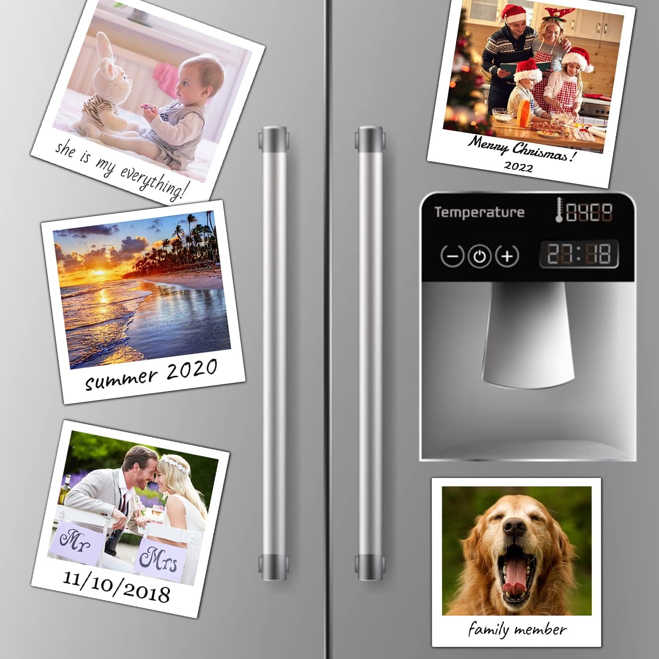 Amazon.com - Photo Magnets 2"x2"/3"x3"/4"x4"/6"x6" Personalized ...