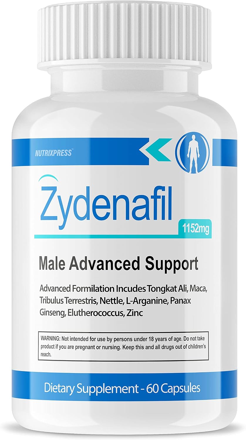 Paquete de 1 pastillas Zydenafil para hombres – Cápsulas masculinas ...