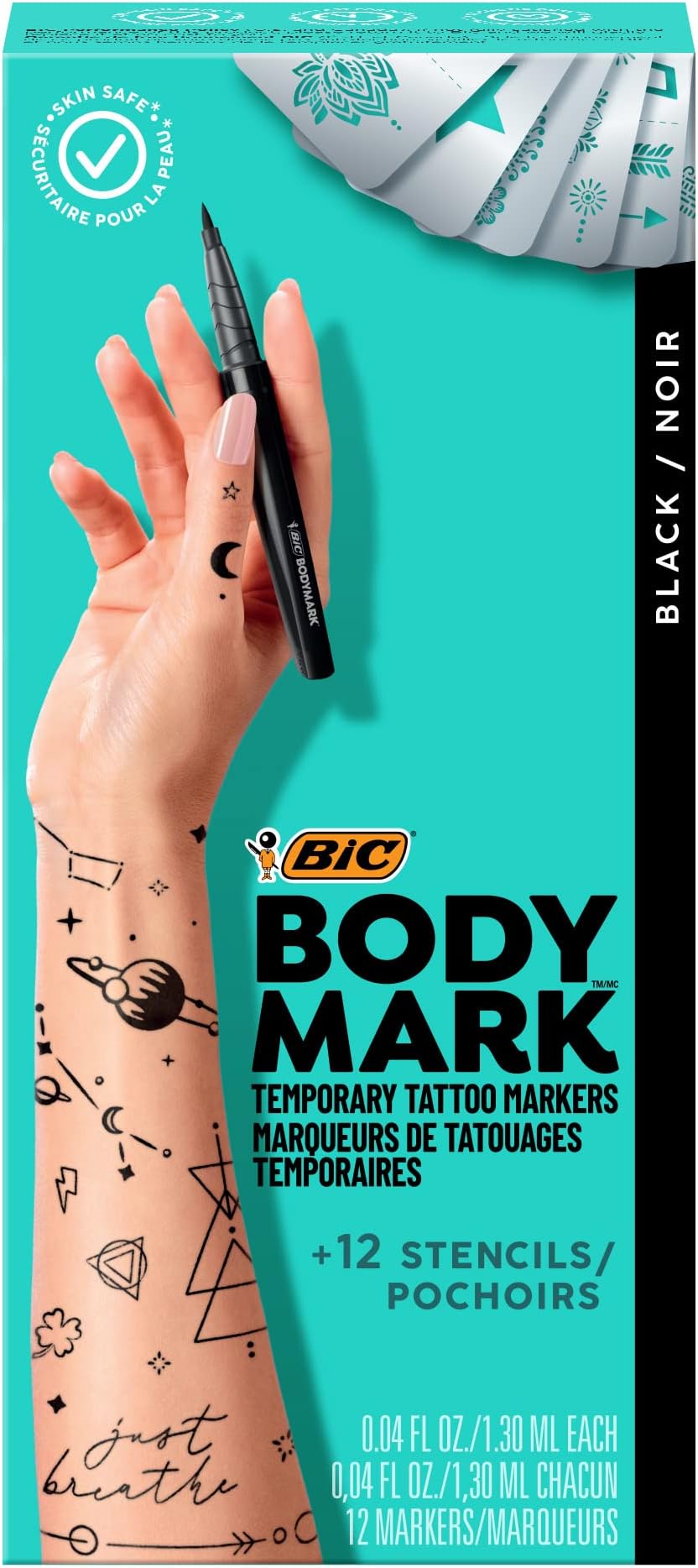 Amazon.com : BodyMark Temporary Tattoo Markers (2 Pack) : Beauty ...