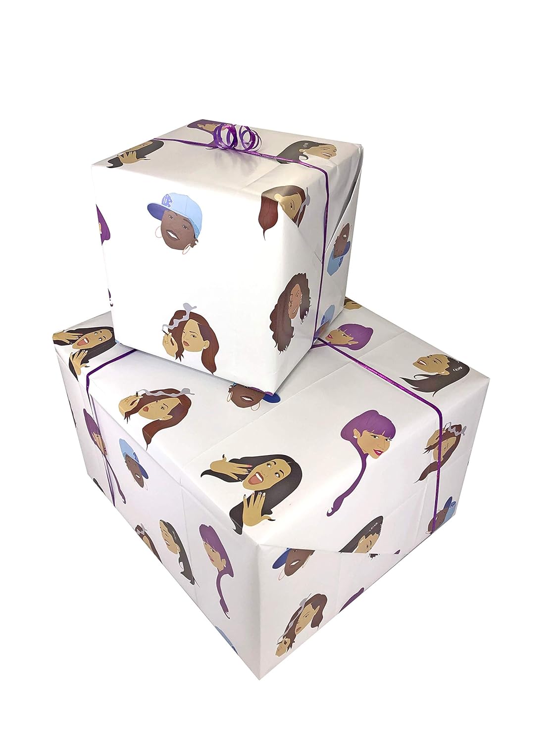 Diva Rapper Gift WRAP Paper - Funny Gift Wrap 3 Sheets, 27x39” : Amazon ...