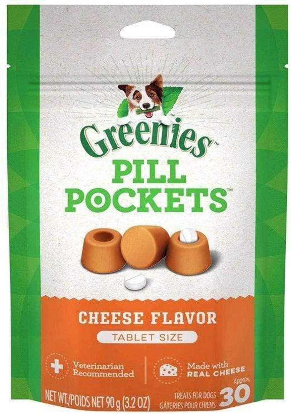 Amazon.com : Greenies Pill Pockets Cheese Flavor Tablet Size Natural ...