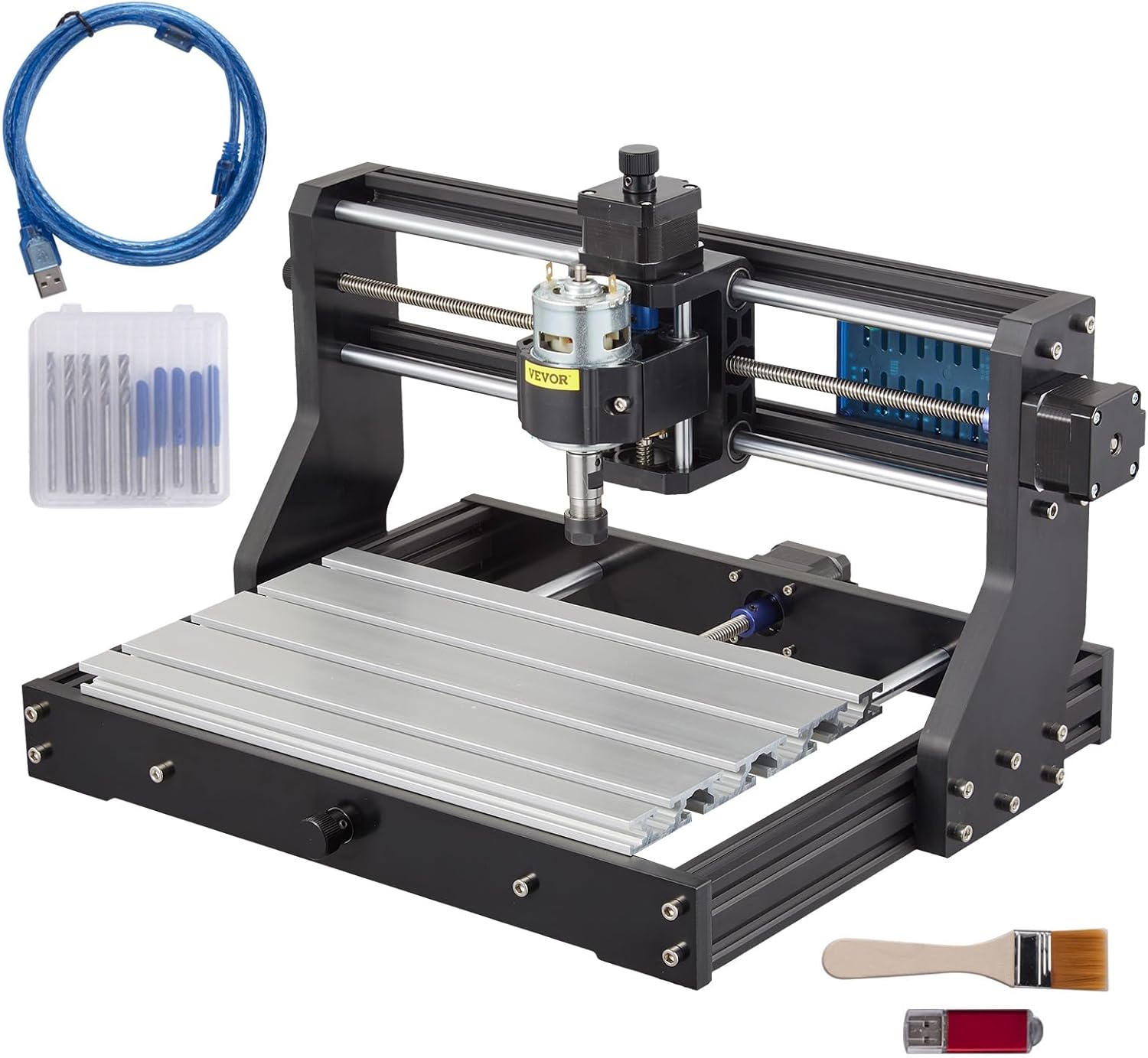 VEVOR CNC 3018 Pro CNC 3018 300×180×45 mm CNC Machine GRBL Control Mini ...