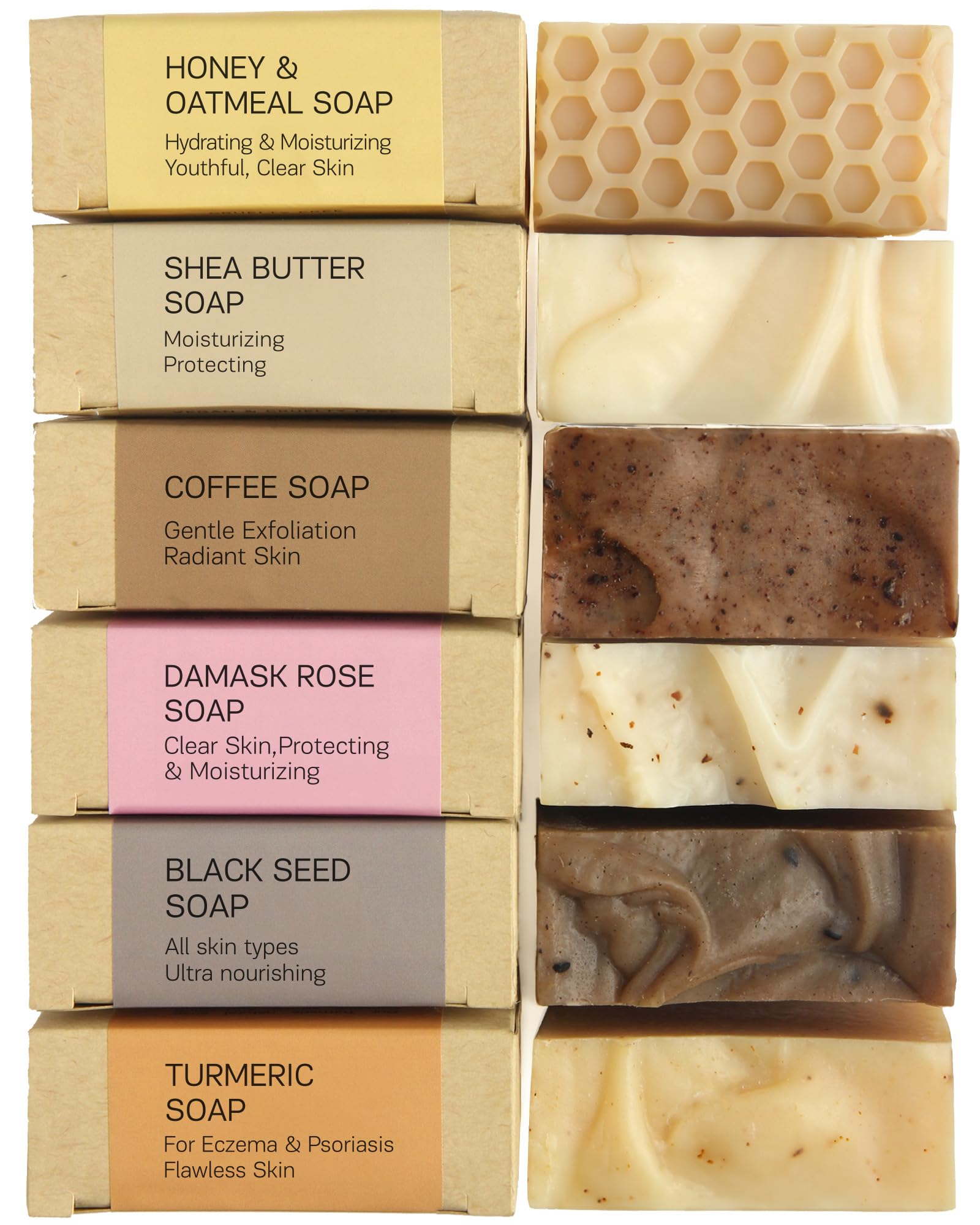 Amazon.com : Bar Soap Set for Normal Skin – Natural Soap, Cold ...