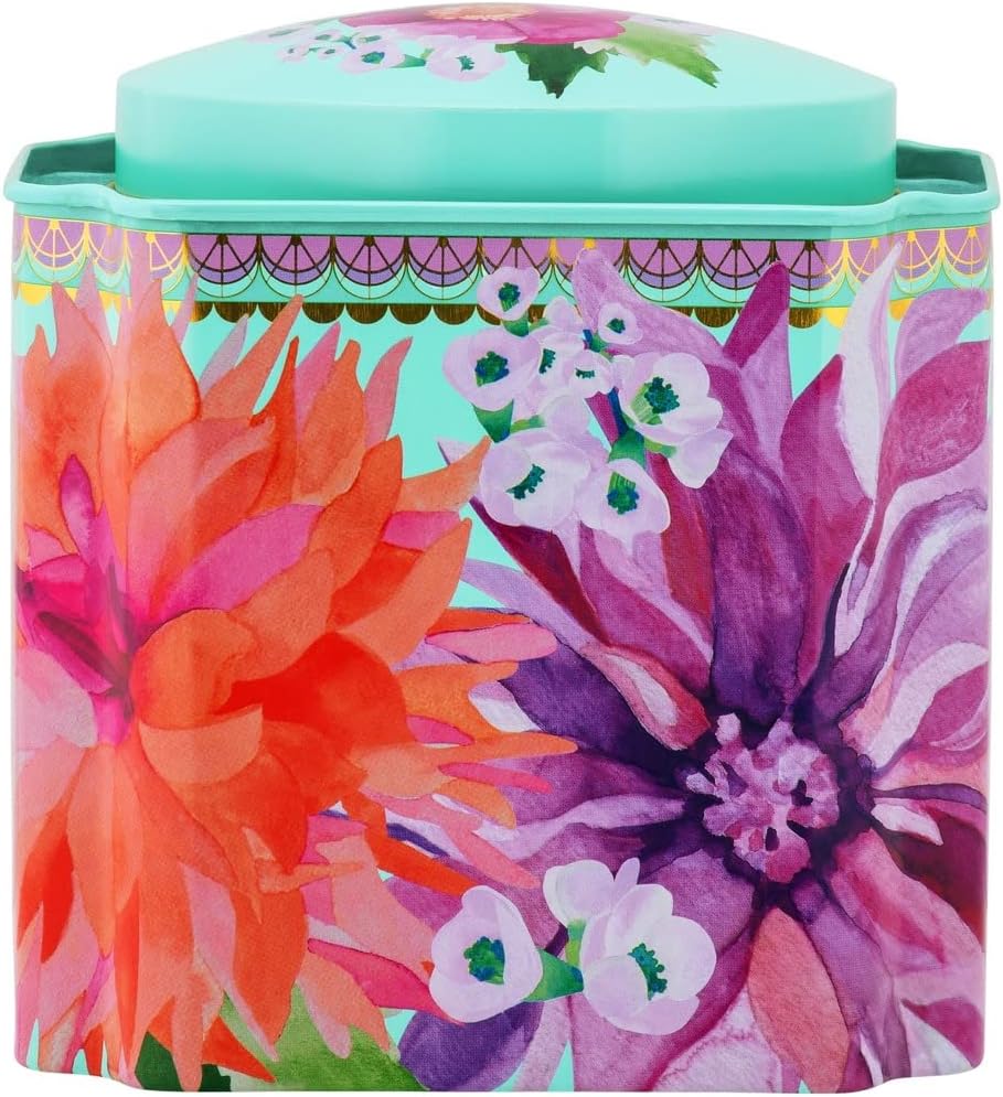 Maxwell & Williams Teas & C's Dahlia Daze Tea Tin Dahlia Sky 500ML ...