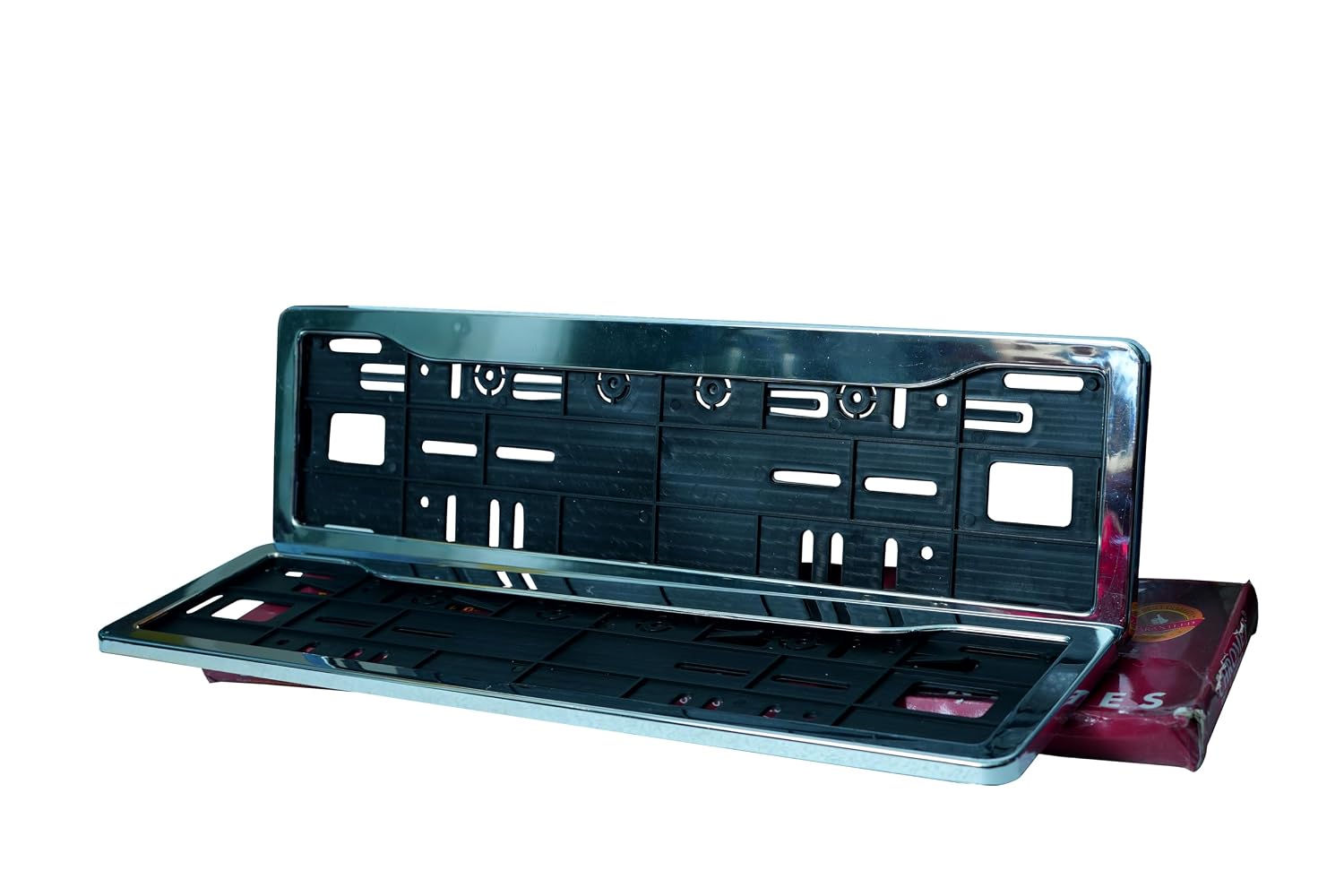 Super Cars Chrome Finish Car Number Plate Frame Front and Back for All ...