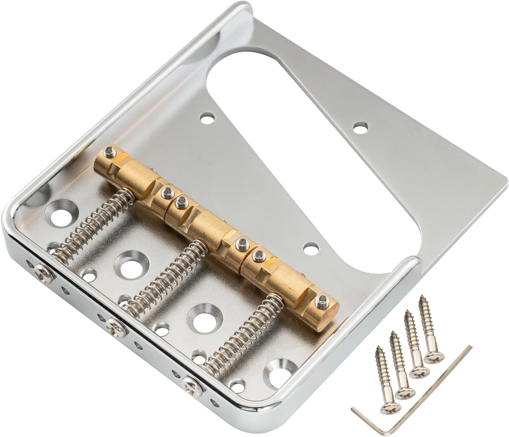 Amazon.com: Musiclily Ultra 54mm(2-1/8 inch) Vintage Short Tele Bridge ...