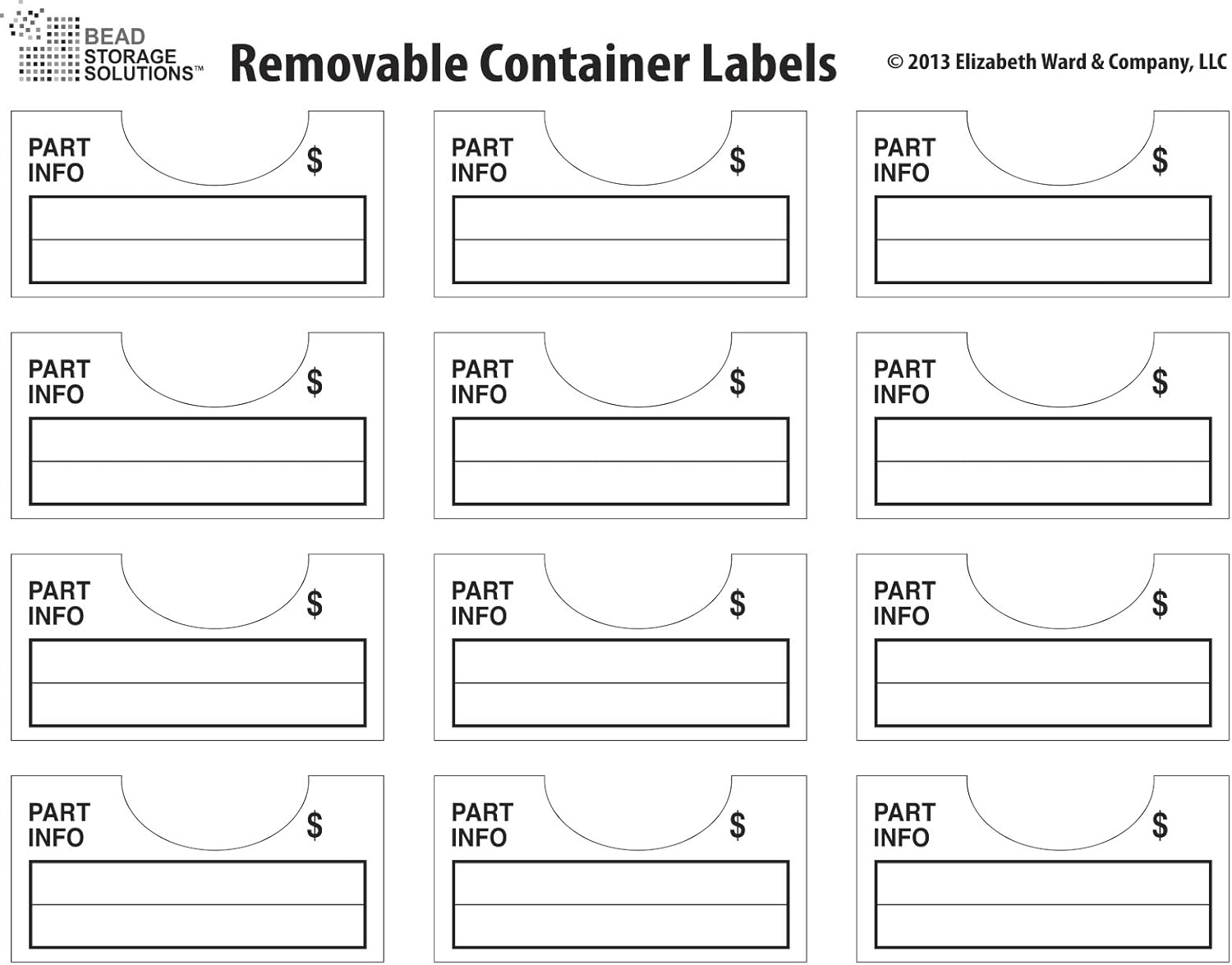 Amazon.com: Darice 96-Piece Elizabeth Ward Bead Storage Solutions ...