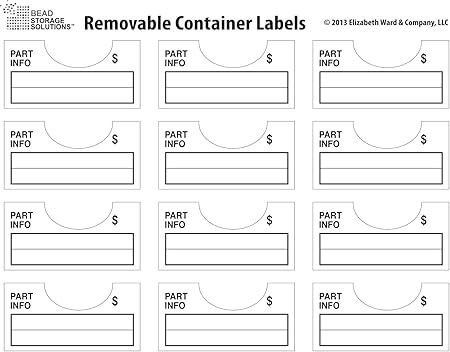 Amazon.com: Darice 96-Piece Elizabeth Ward Bead Storage Solutions ...