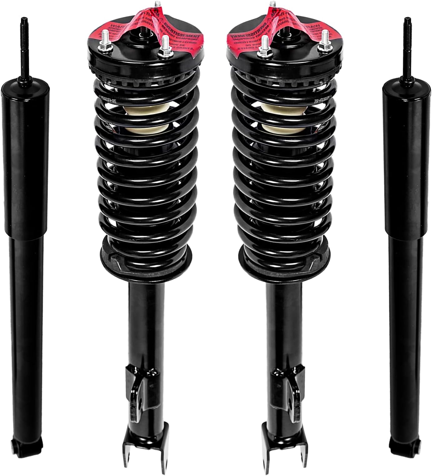 Amazon.com: Peforway Front and Rear Complete Struts Spring Assemblies ...