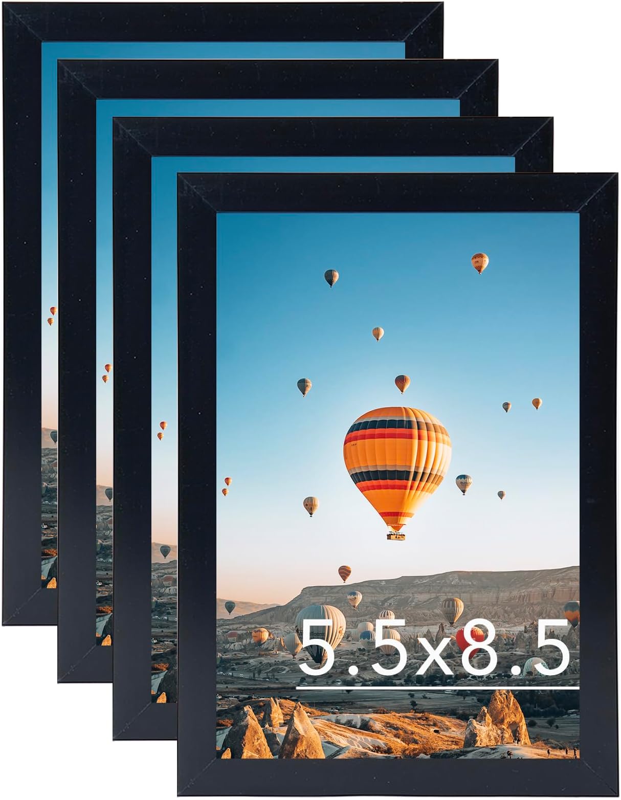 Amazon.com - SunnyTong 8x10 Picture Frame Set of 4, Natural Wood Photo ...