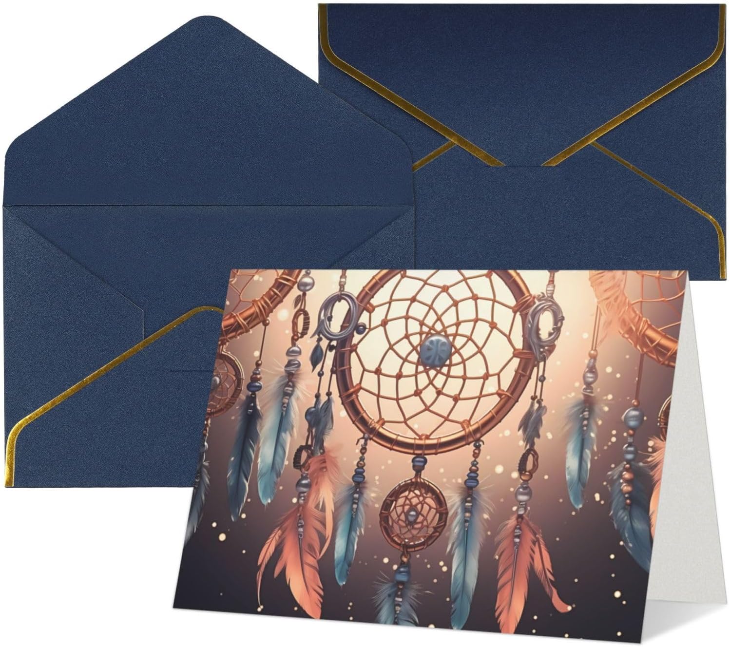 Amazon.com : NONHAI Greeting Card with Envelope - Native American Dream ...