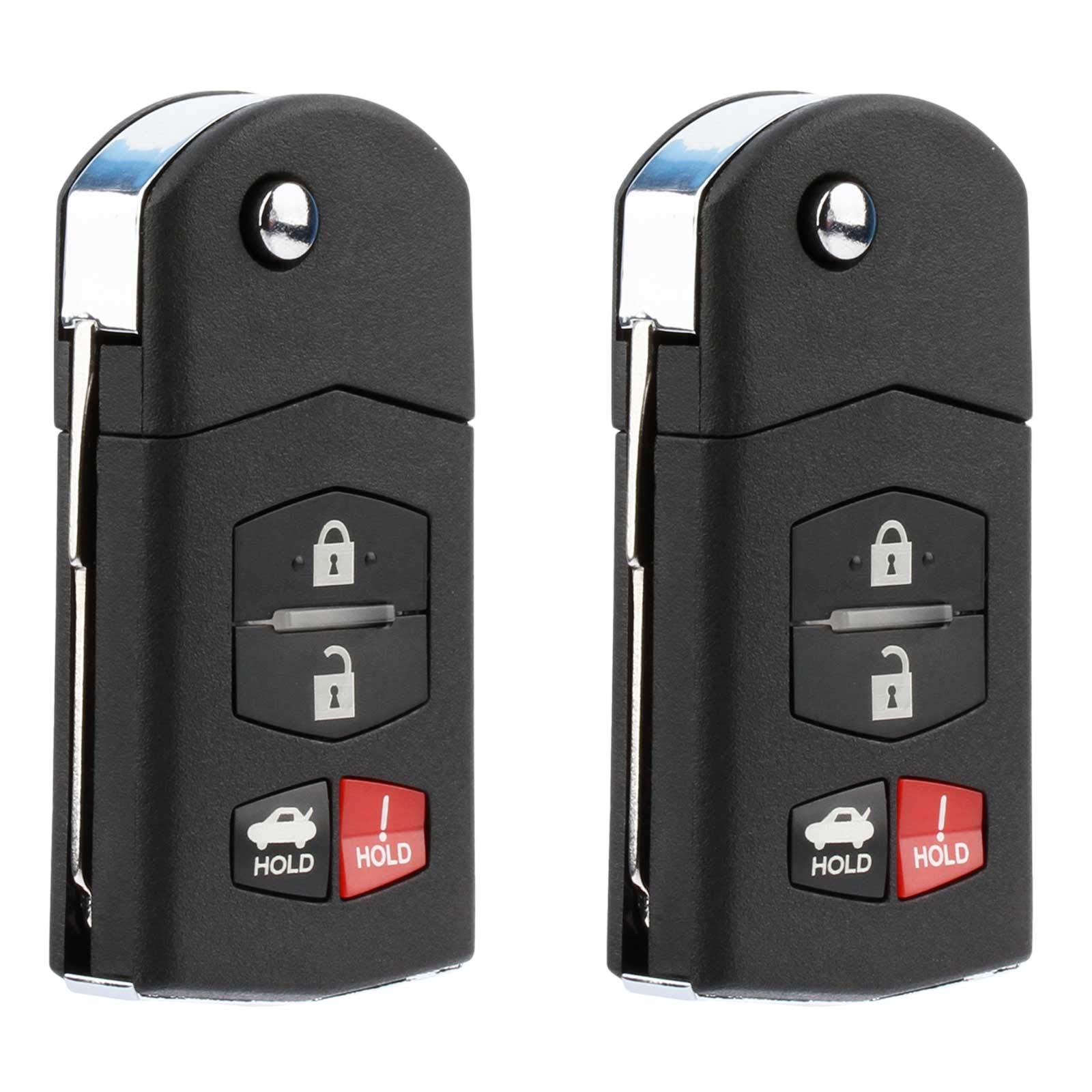 Key Fob fits Mazda MX-5 Miata/Mazda 3 / Mazda 6 Flip Keyless Entry ...