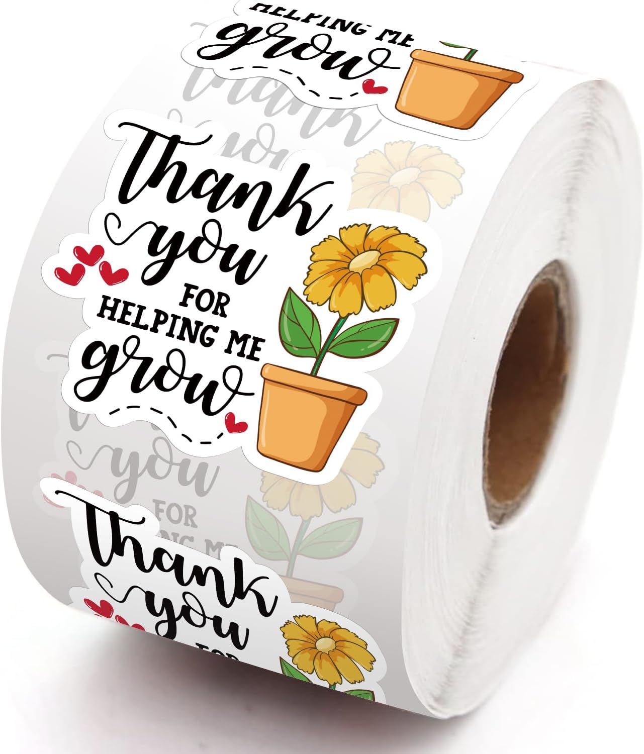 Amazon.com: Lasimfa Thank You for Helping Me Grow - 500 Pack of 1.5 ...
