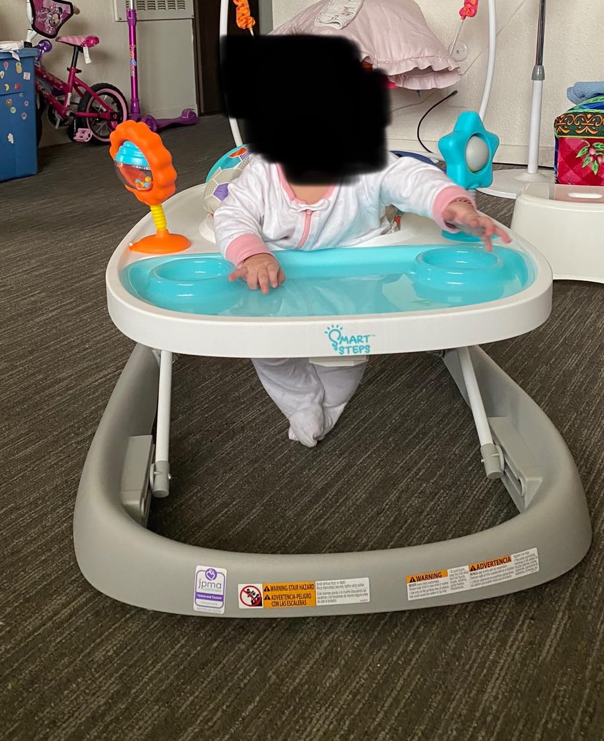 Amazon.com : Smart Steps Dine N' Play 3-in-1 Feeding Walker, Harmony ...