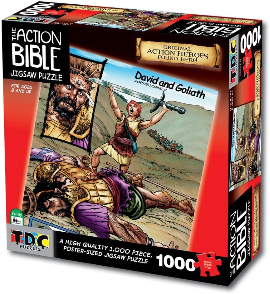 Action Bible Jigsaw Puzzle - David and Goliath : Amazon.co.uk: Toys & Games