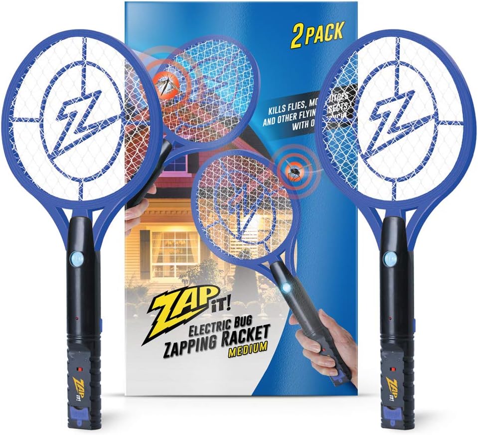 Amazon.com : Zap It Bug Zapper - Fly Zapper Racket - Rechargeable Bug ...
