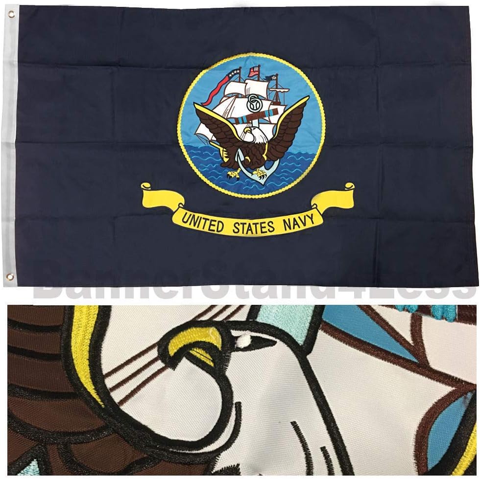 Amazon.com : RFCO Tradewinds 3x5 Embroidered/Sewn US Navy Seal Crest ...