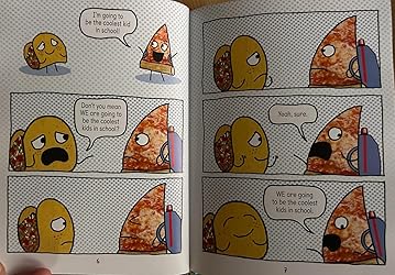 Pizza and Taco: Too Cool for School: (A Graphic Novel): Shaskan ...