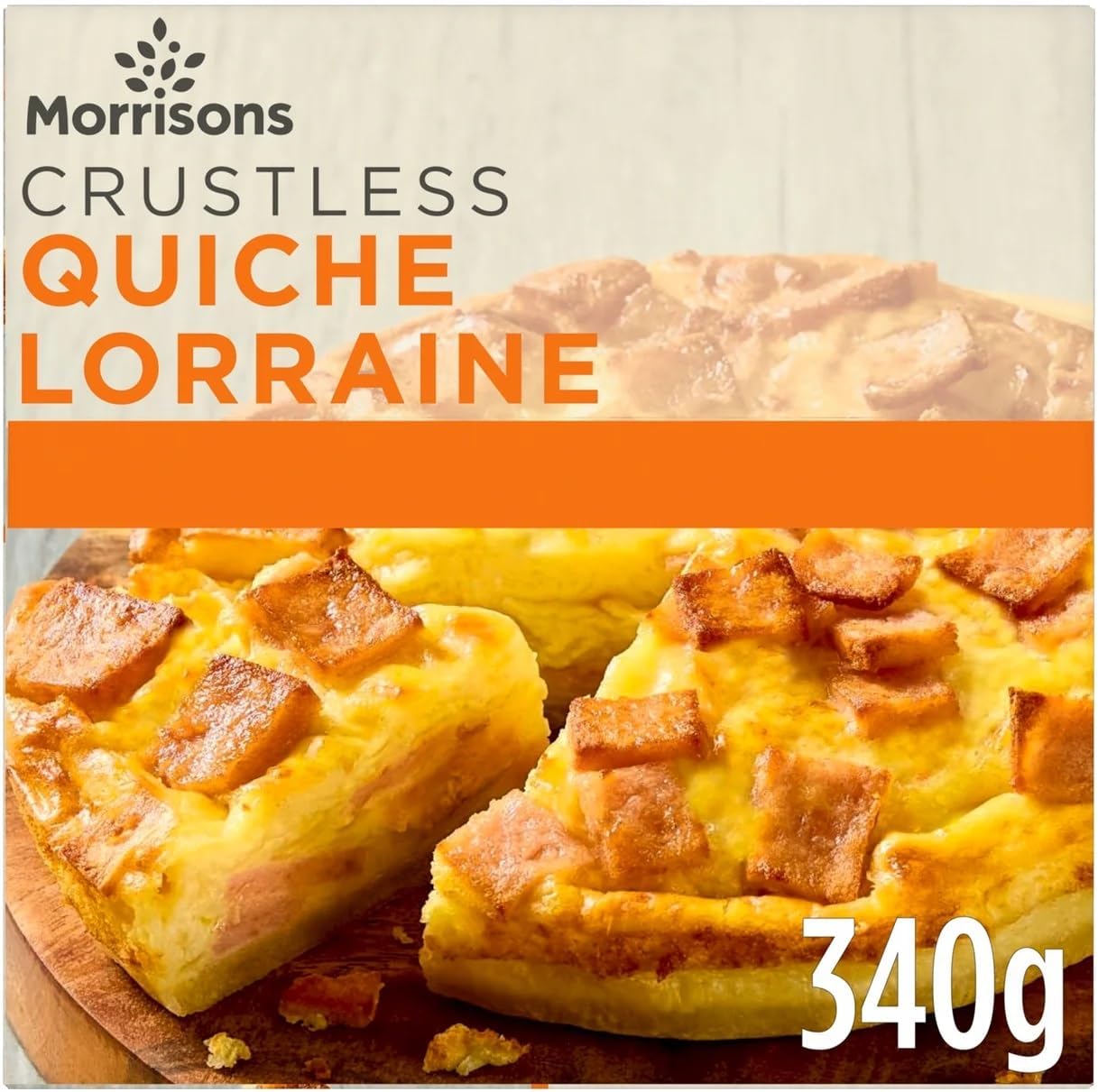 Morrisons Crustless Quiche Lorraine, 340g : Amazon.co.uk: Grocery