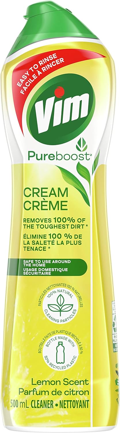 VIM Cream Multi-Purpose Cleaner with Micro-Crystals for Tough Dirt