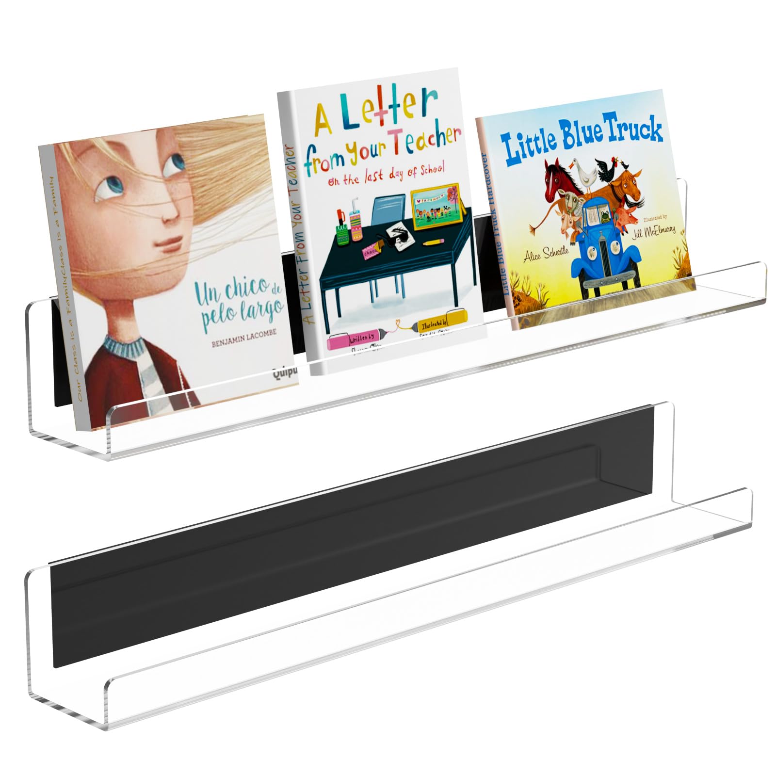 Amazon.com: Carmanon Magnetic Book Shelf for Whiteboard, Reusable ...