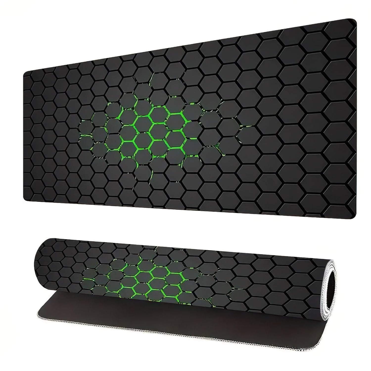 ErgoMat - Large Extended Mouse Pad XXL with Non-Slip Rubber Base ...