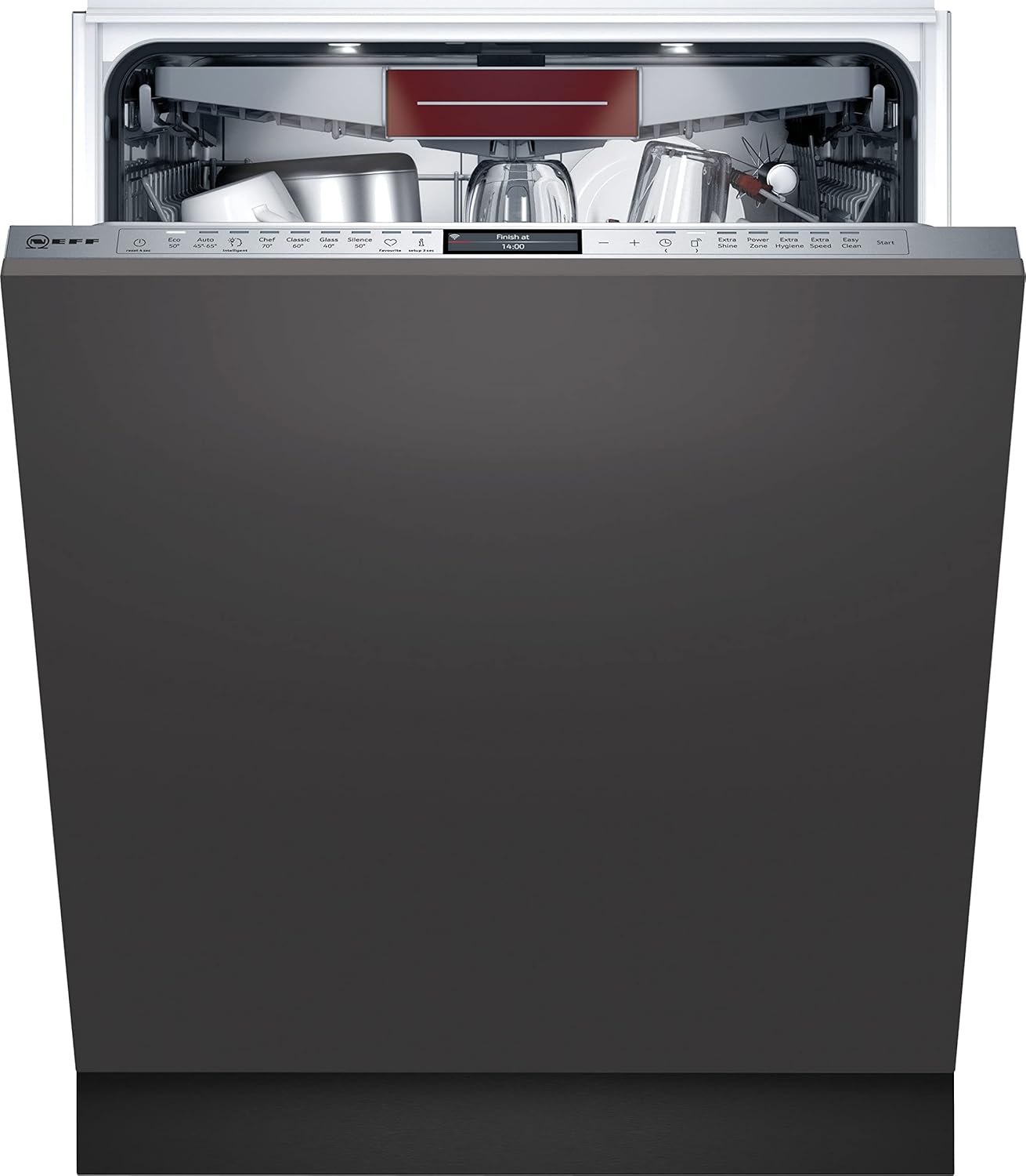 NEFF N90 S189YCX02E Wifi Connected Fully Integrated Standard Dishwasher ...