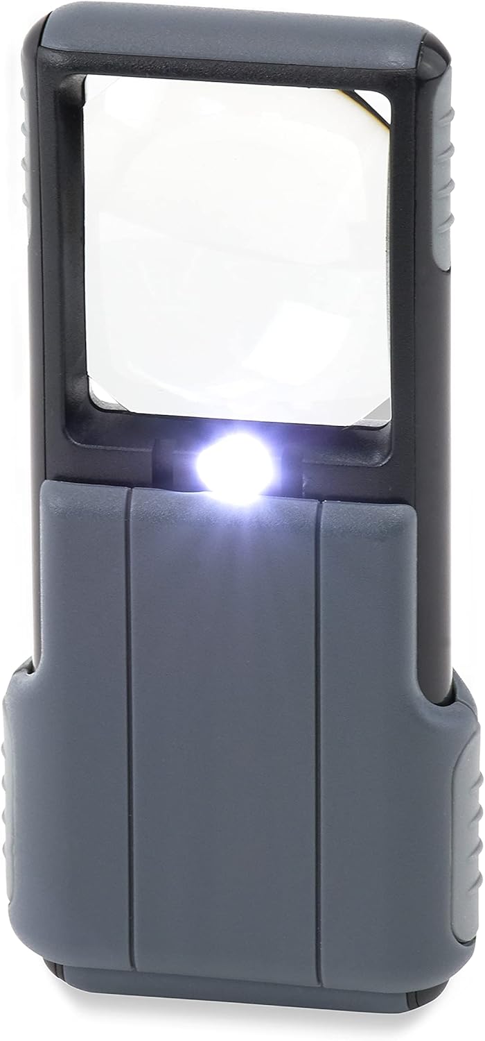 Amazon.com: Carson MiniBrite LED Lighted Slide-Out Aspheric Magnifier ...