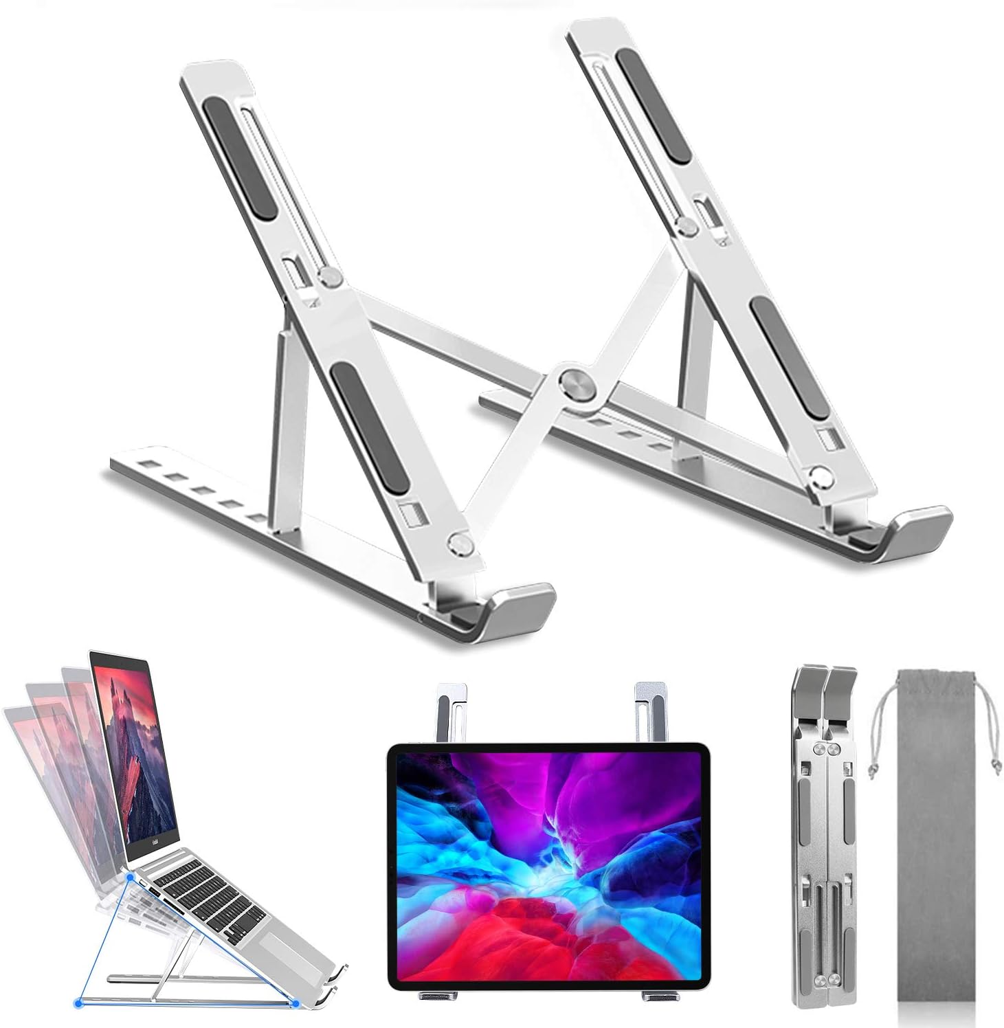 Laptop stand, height adjustable laptop stand Notebook stand adjustable ...