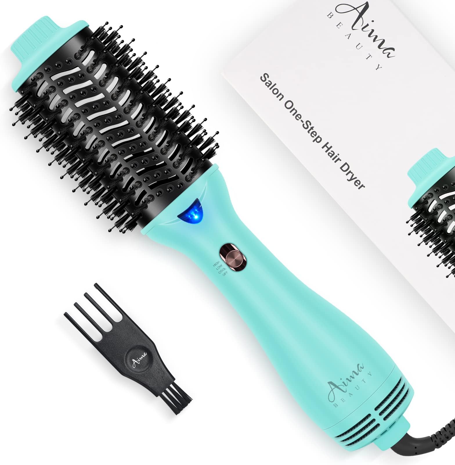 Amazon.com: Shark HT202 SmoothStyle Heated Comb + Blow Dryer Brush ...