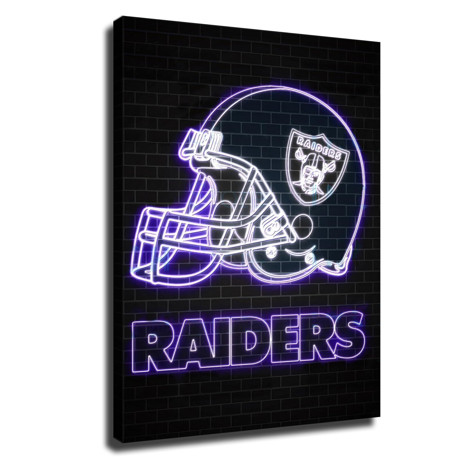 Amazon.com: Las Vegas City Raiders Poster American Football Sports Neon ...
