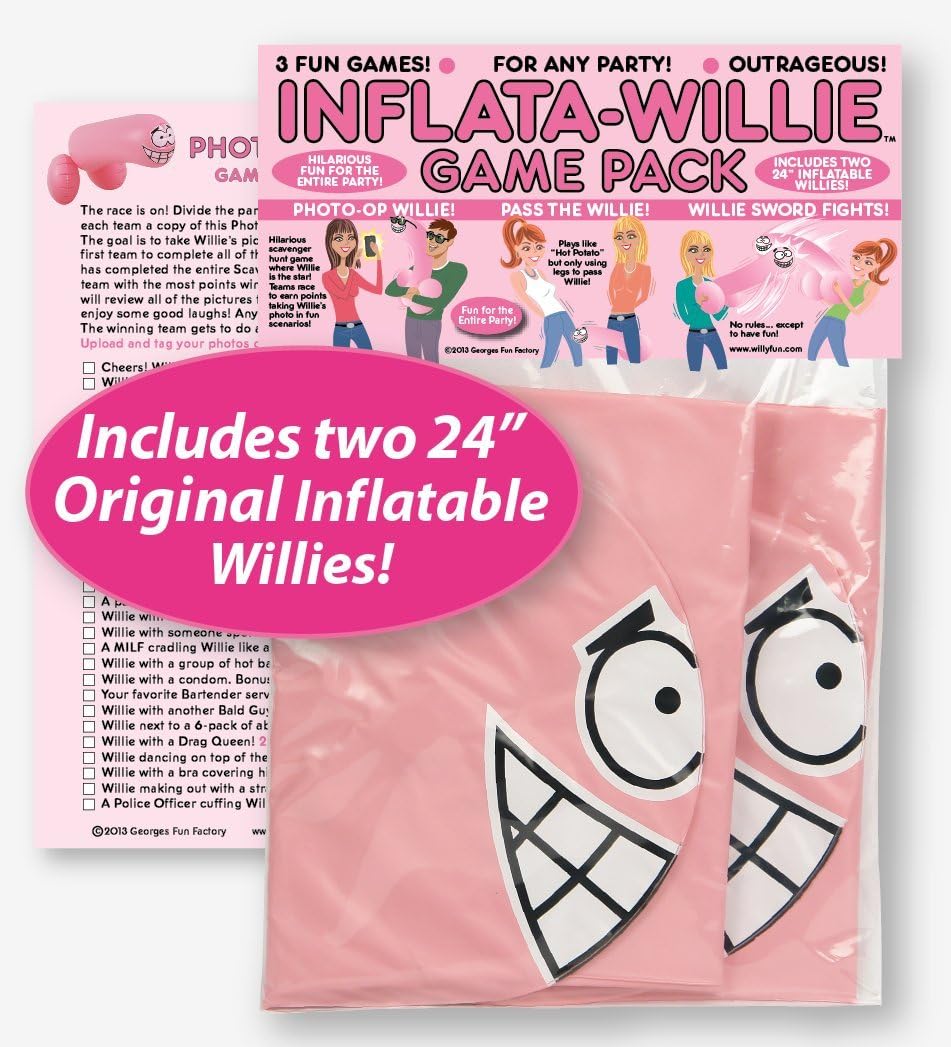 Amazon.com: Georges Fun Factory Inflata-willie Game Pack : Home & Kitchen