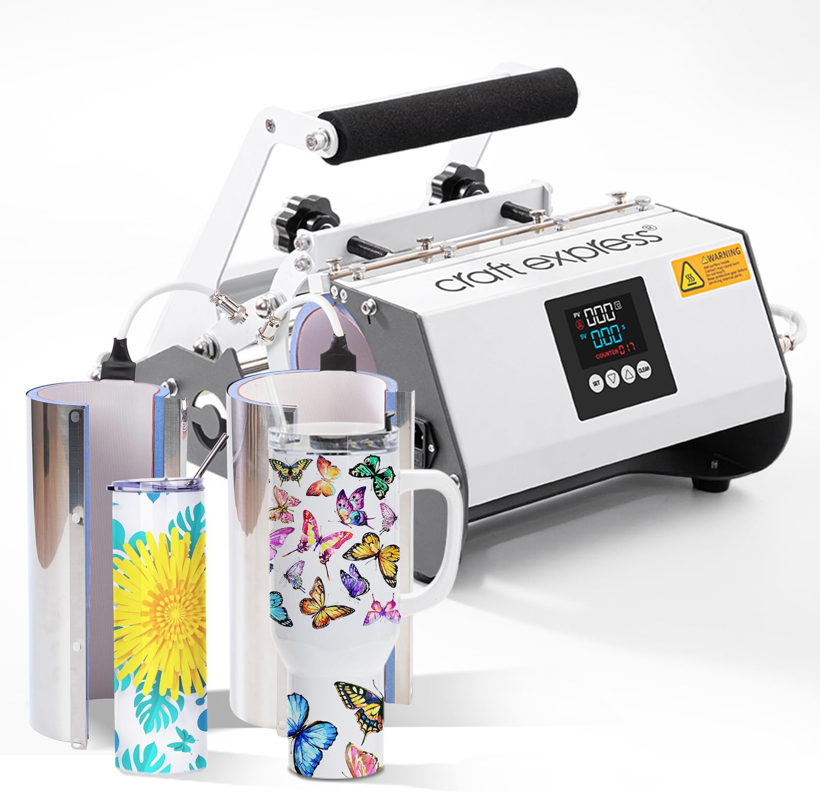 Amazon.com: Craft Express 40 OZ Tumbler Heat Press Machine for ...