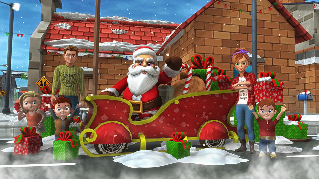 Virtual Santa Clause Simulator 3D: Gift Delivery Frenzy Adventure Mission Game Free For Kids ...