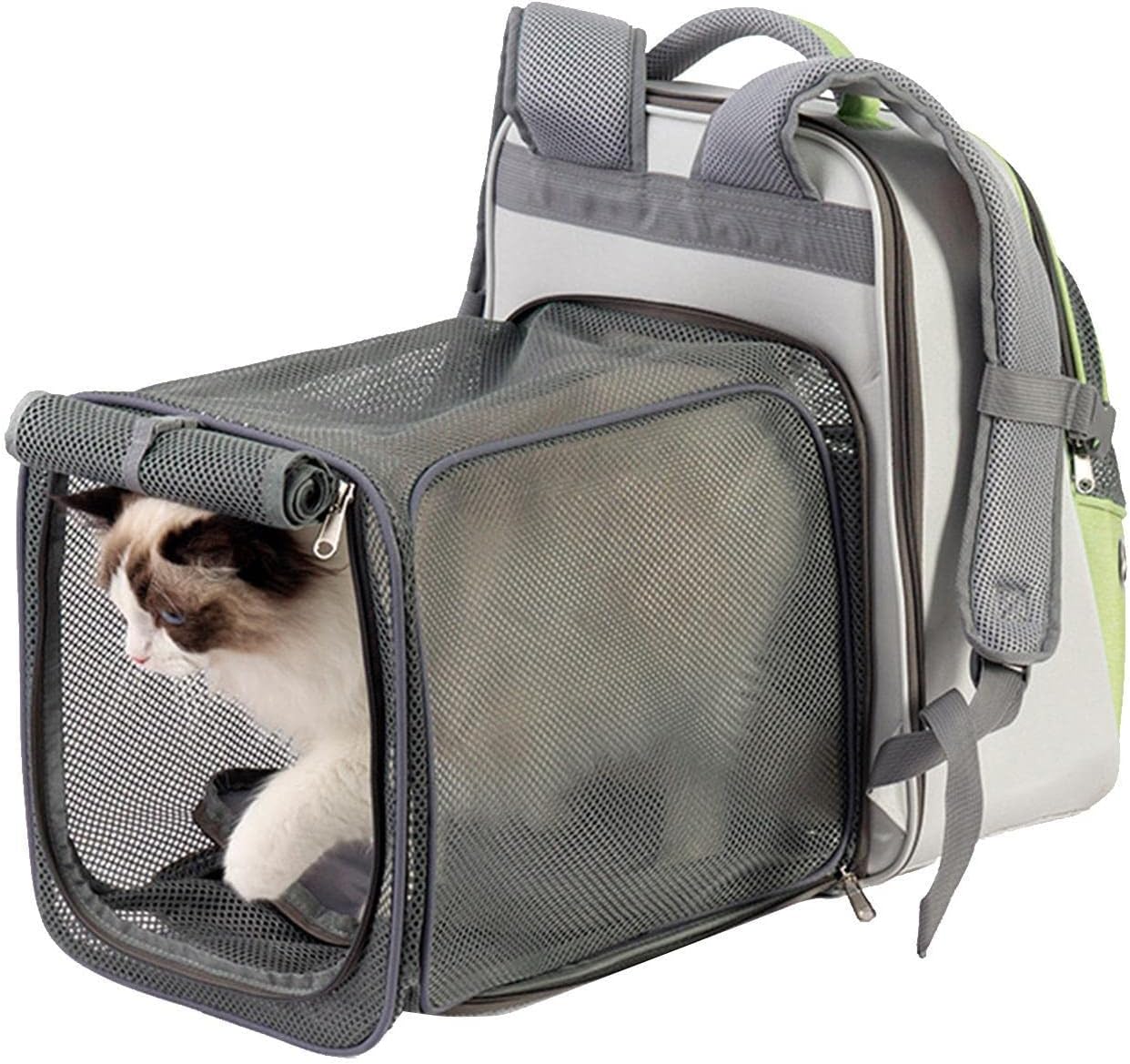 Amazon.com : Uwariloy Expandable Pet Backpack, Mesh Pet Backpack, Pet ...