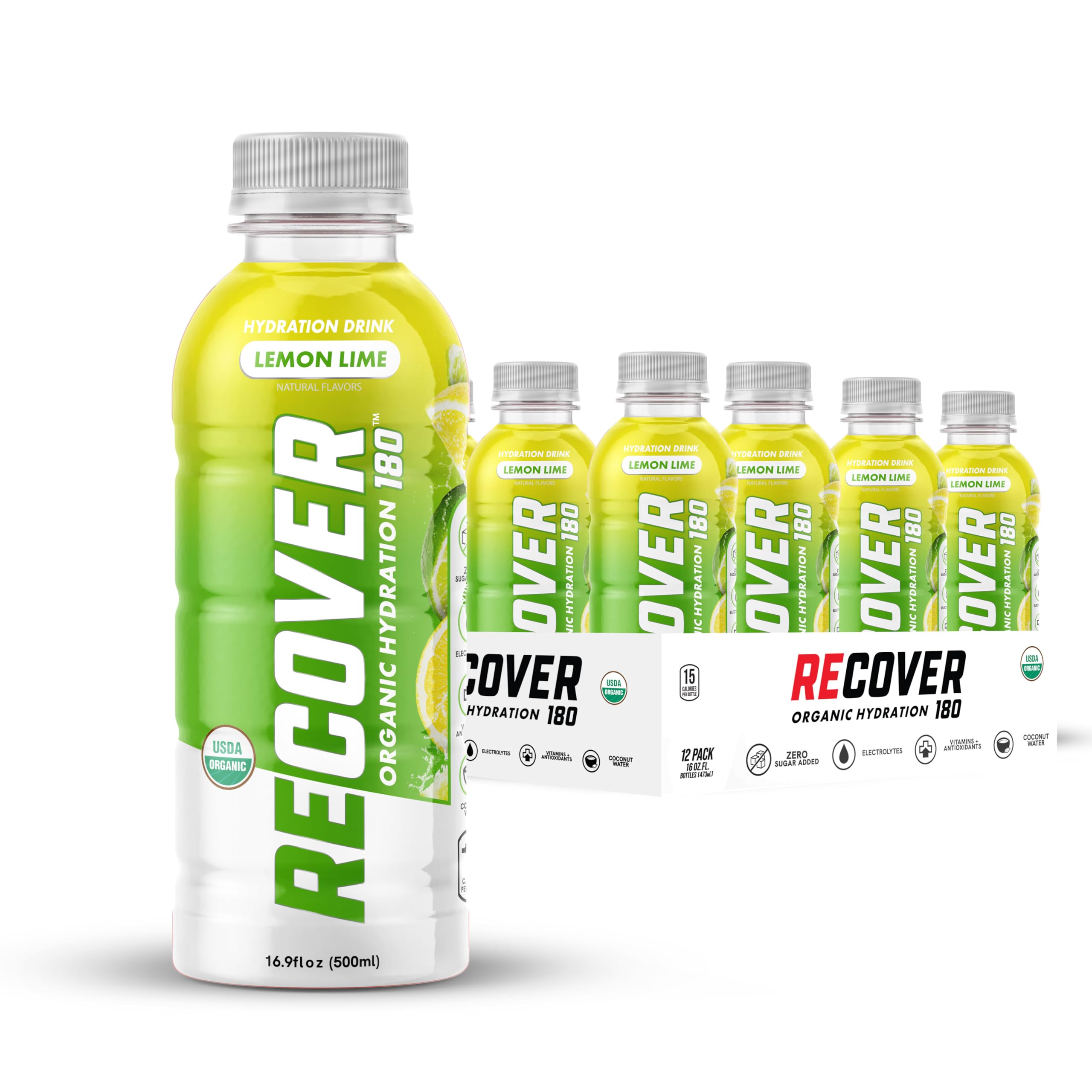 Snapklik.com : RECOVER 180 Organic Hydration Sports Drink, Variety Pack ...