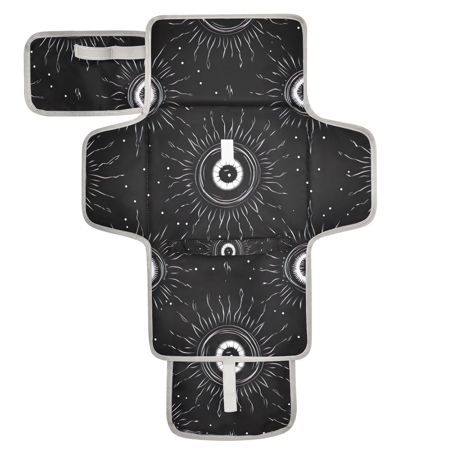 Amazon.com : Portable Changing Pad for Baby - Black Eyes Pattern ...