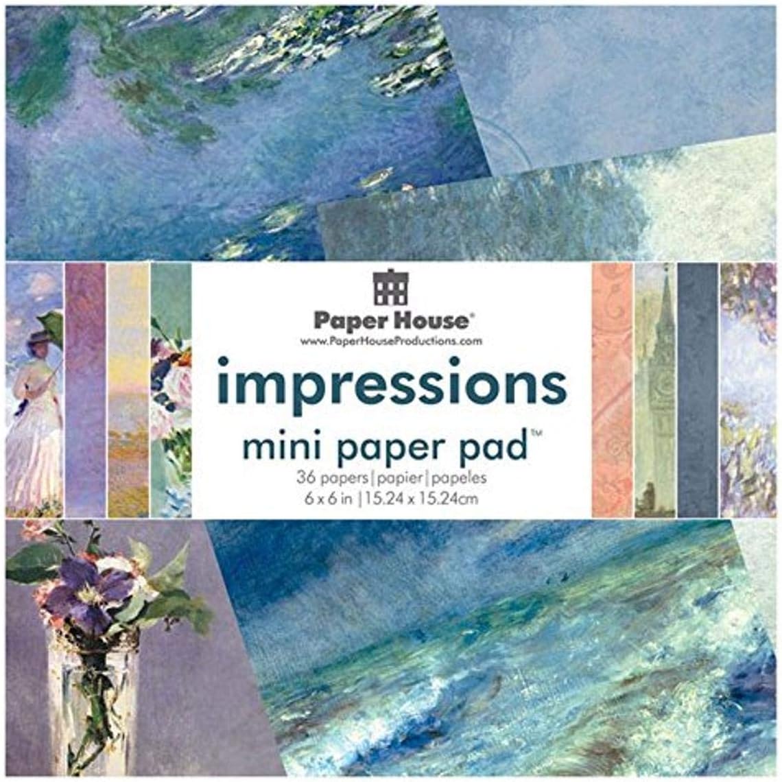 Amazon.com: Paper House Productions PP-0601E 3-Pack Mini Paper Pad, 6 ...