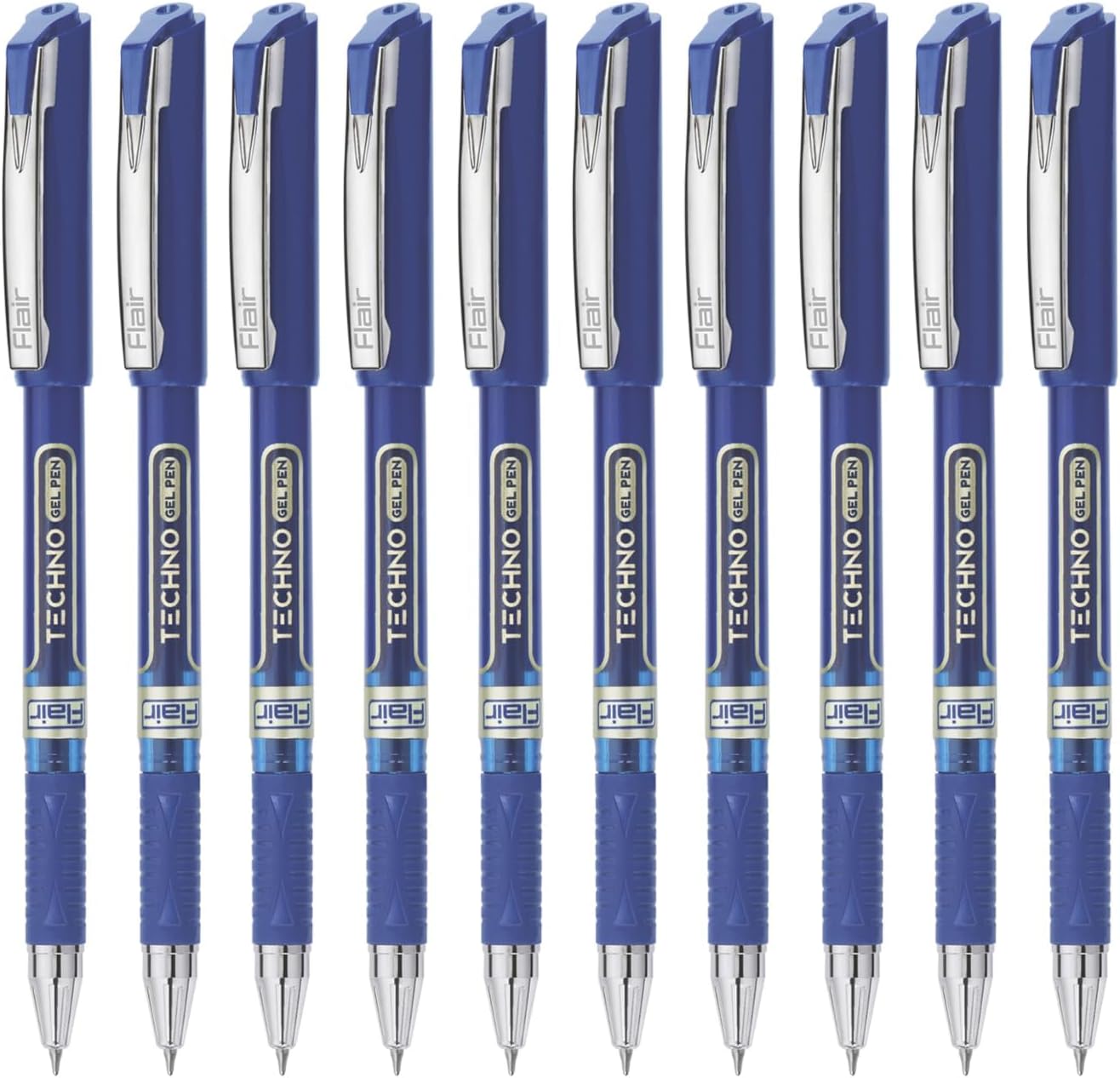 Amazon.com: FLAIR B07Dgs3D1W Flair Techno Gel Pen - Blue Ink (20 Pieces ...