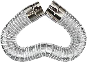 Amazon.com: harayaa Stove Pipe Extension Elbow Chimney Vent Fire Place ...