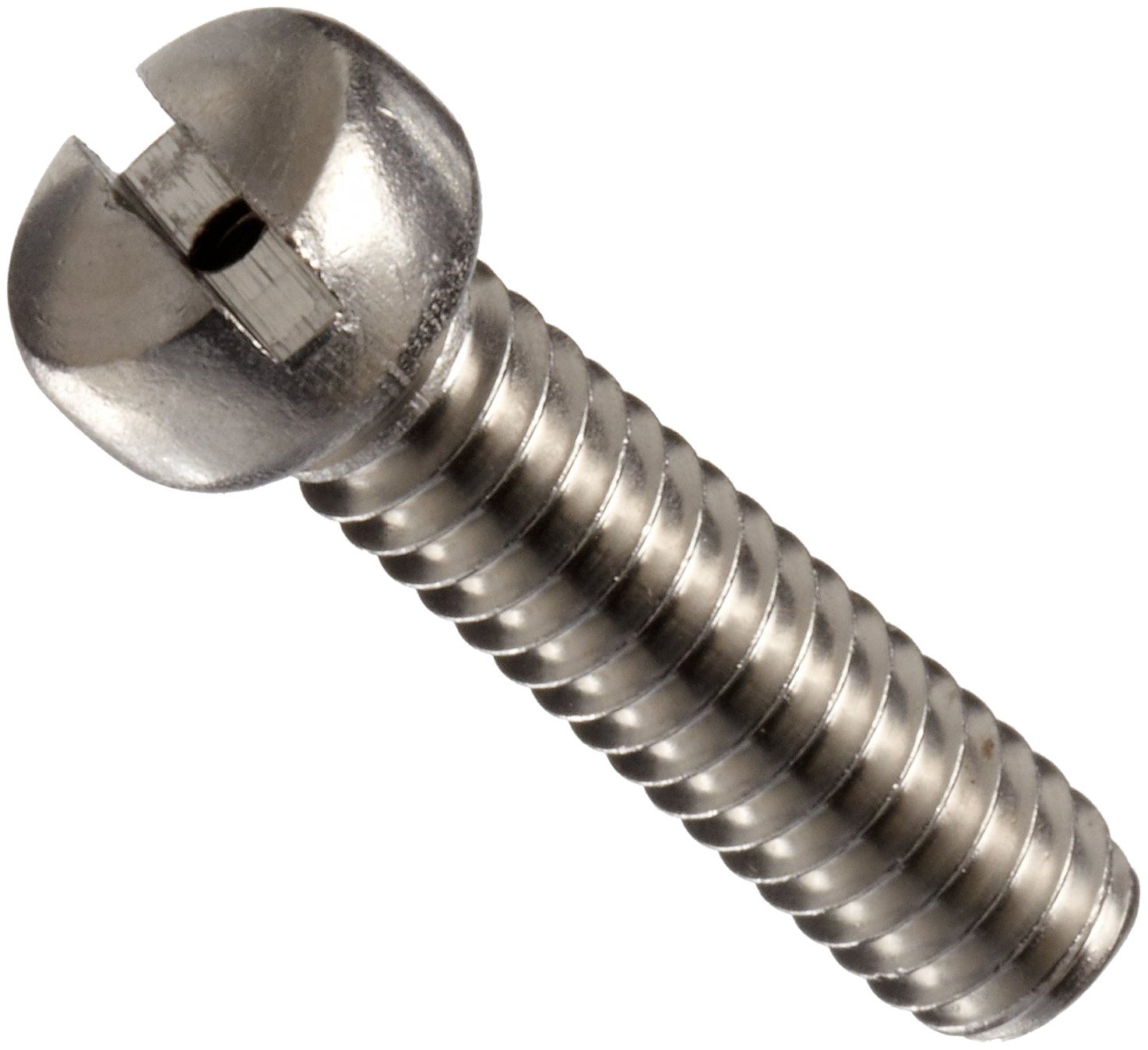 18-8 Stainless Steel Machine Screw, Plain Finish, Vented, Fillister ...