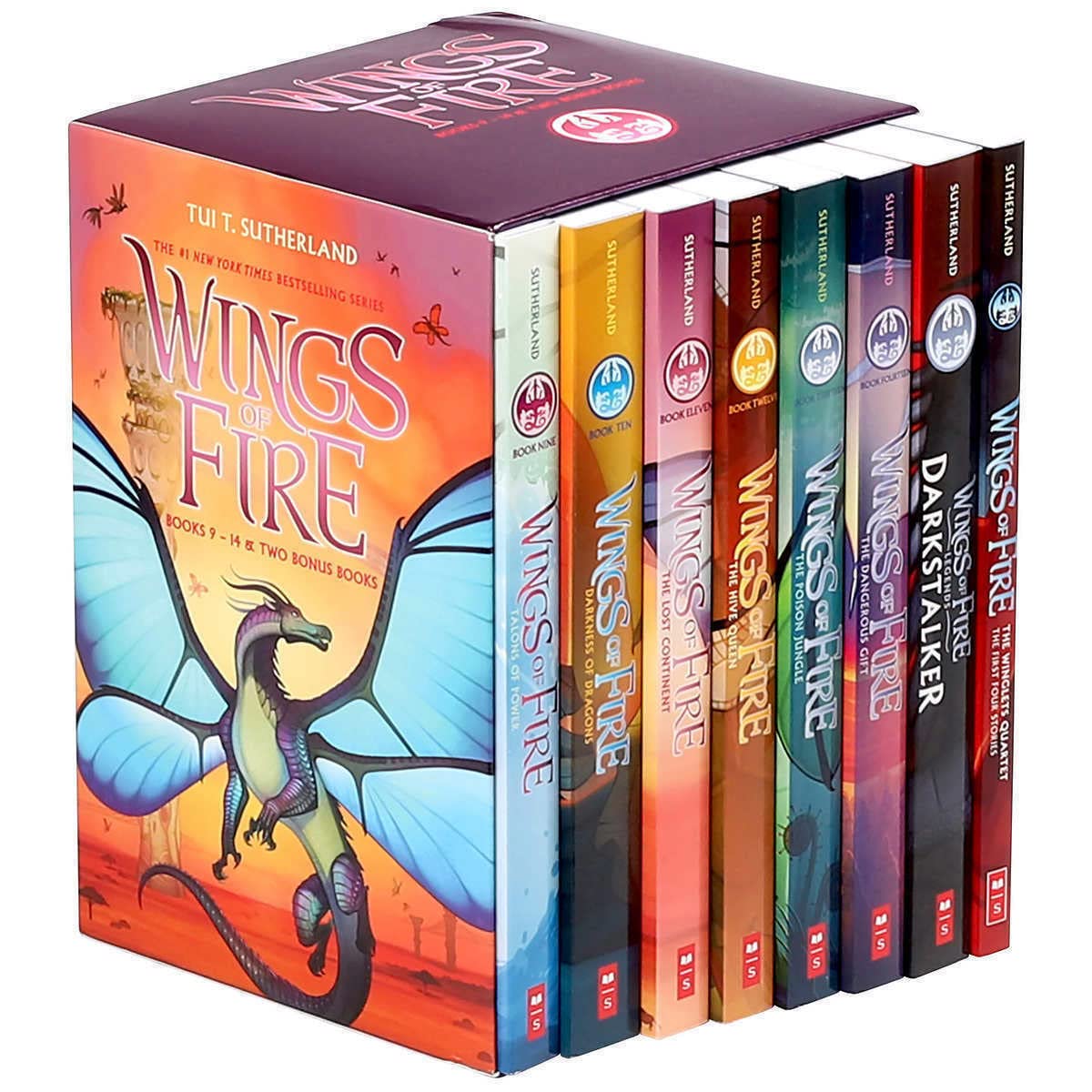 Wings of Fire Books 9-14 and Two Bonus Books: Tui T. Sutherland ...
