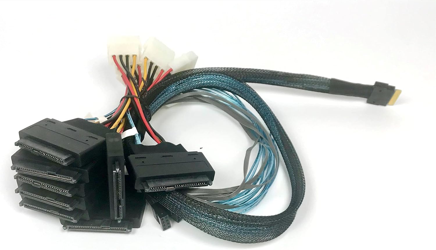 Amazon.com: SlimSAS 8i SFF-8654 to 8 X SFF-8639 U.3 Cable Tri-Mode - 1 ...