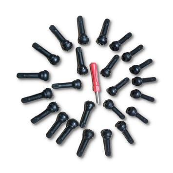 Rubber Tyre Valve 50 Pieces tubeless valves TR 414 valves : Amazon.in ...