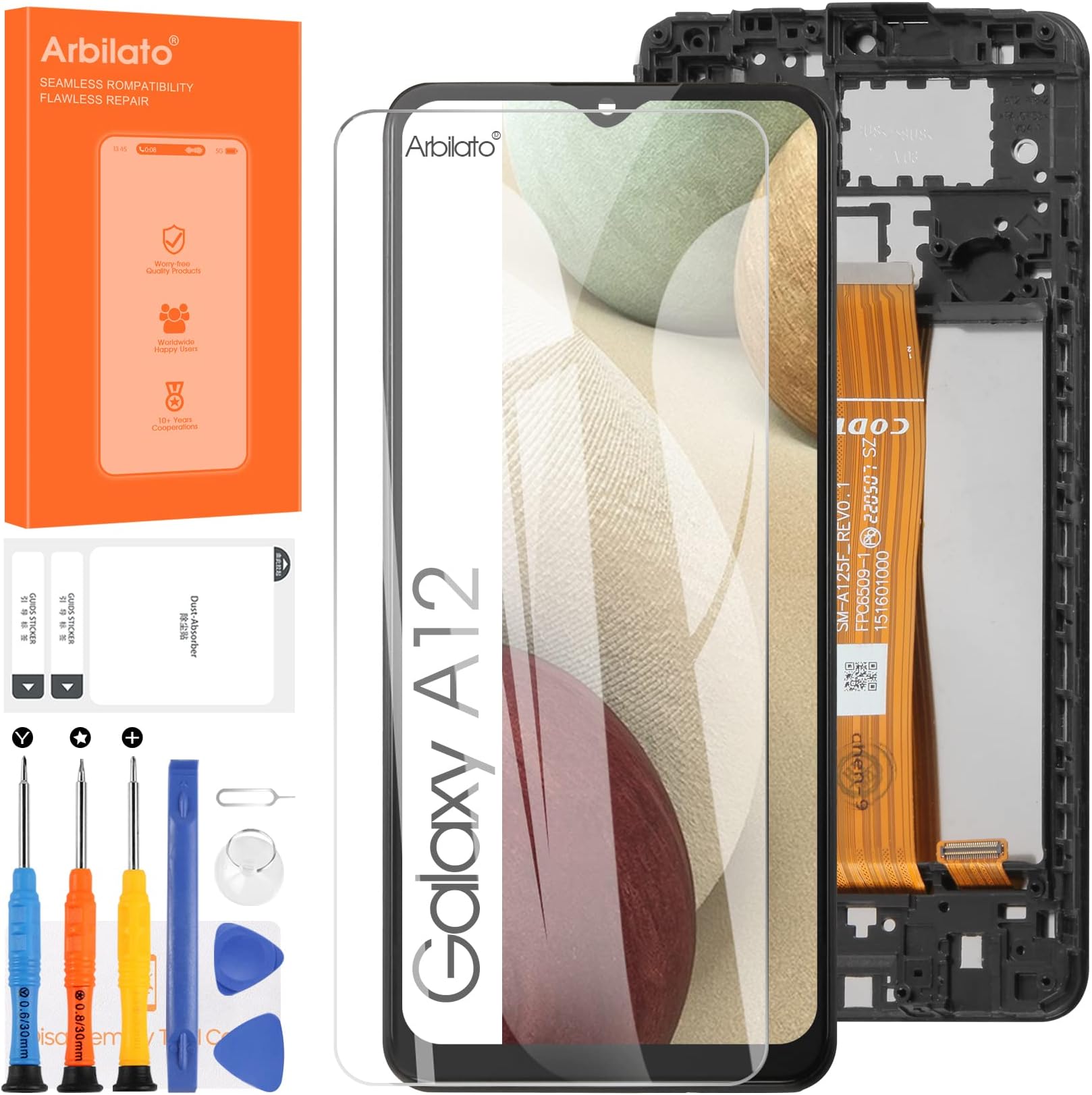 Amazon.com: for Samsung Galaxy A12 Screen Replacement for Samsung ...