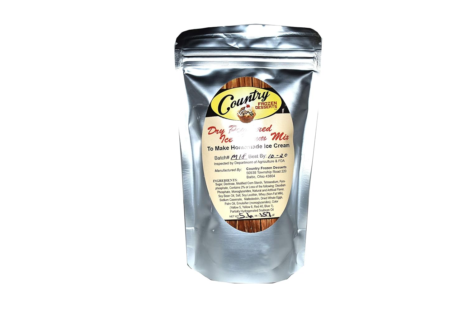 Amazon.com: Dry Powdered Ice Cream Mix (4 quart) : Grocery & Gourmet Food