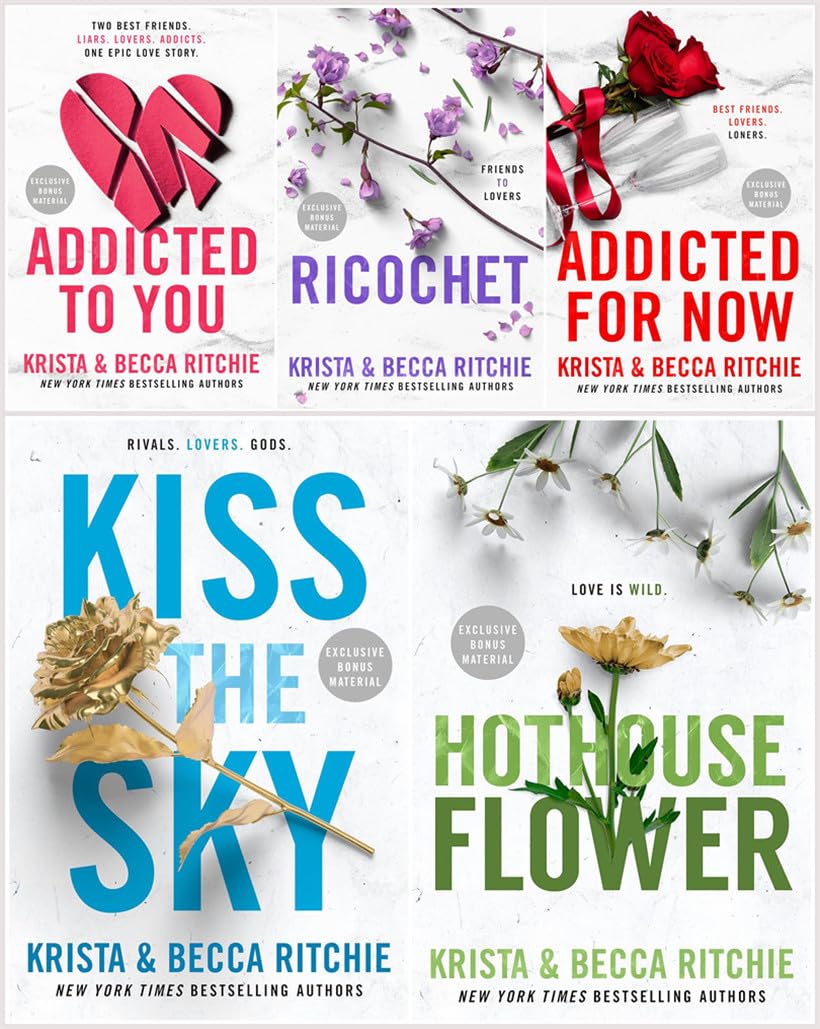 Addicted Series 5 Books Set (Book #1 - #5): Addicted to You, Ricochet ...