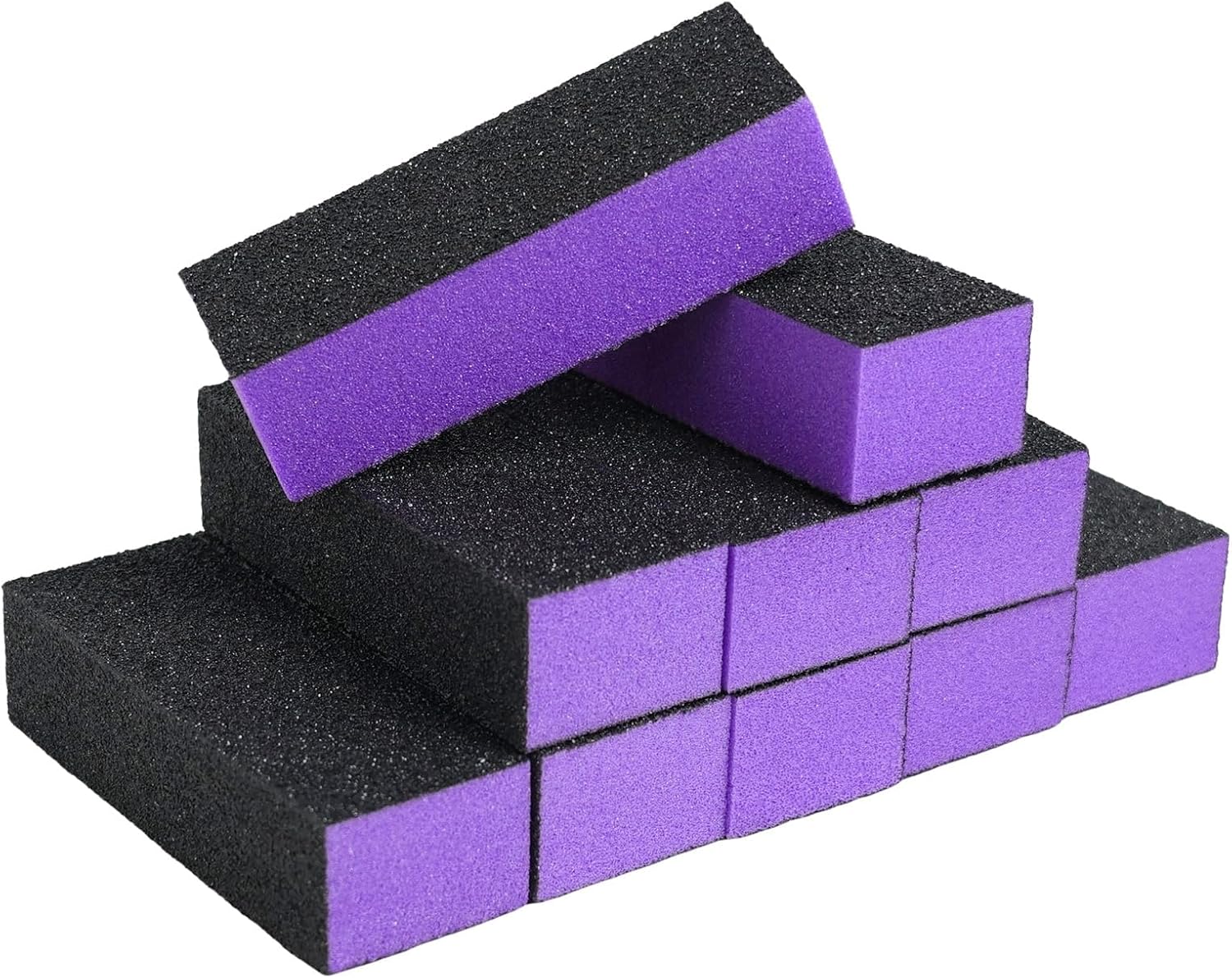 10pcs Nail Buffer Blocks Buffing Block 60/100 Grit Nail Buffer Set ...